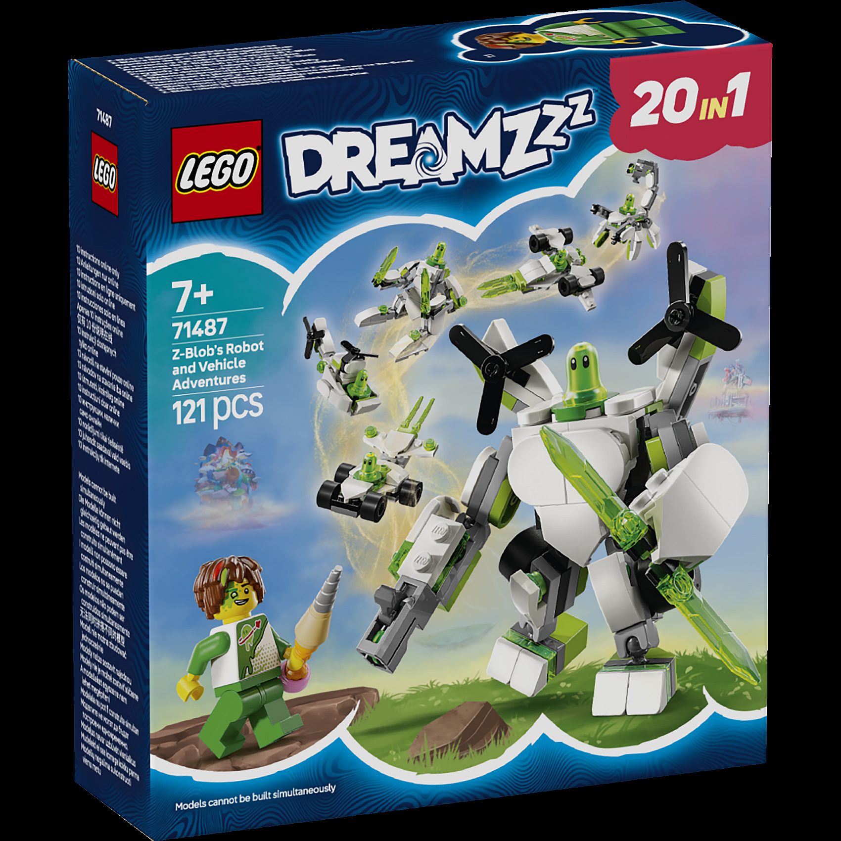 LEGO® Dreamzzz 71487 Dogodivščine z vozilom robota Z-Bloba