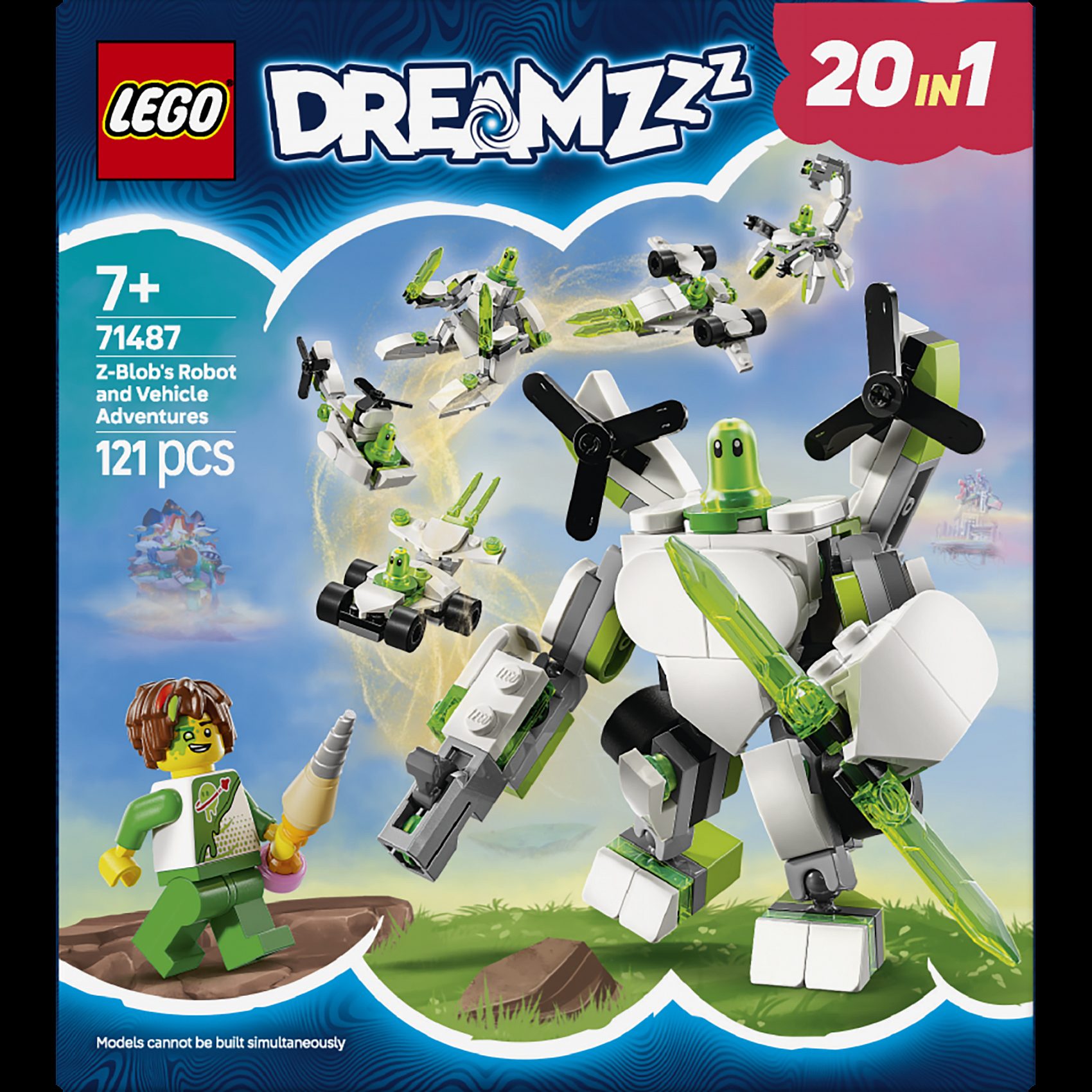 LEGO® Dreamzzz 71487 Dogodivščine z vozilom robota Z-Bloba