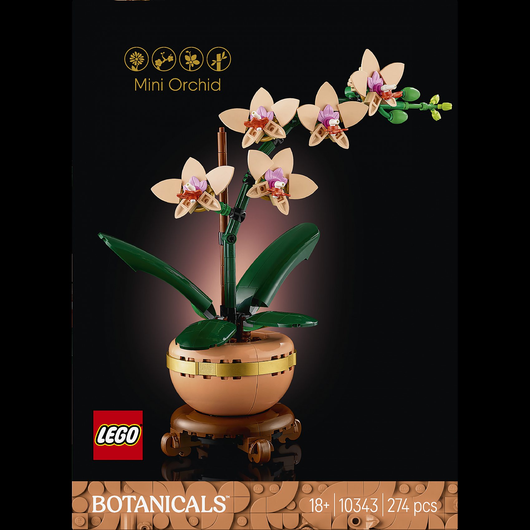 Kocke Botanicals Mini orhideja 10343