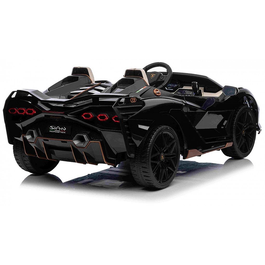 12V otroški športni avtoLamborghini Sian 4X4 - črn