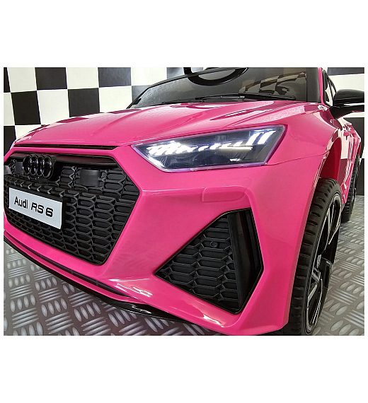 Auto na akumulator 12V Audi RS6 Pink