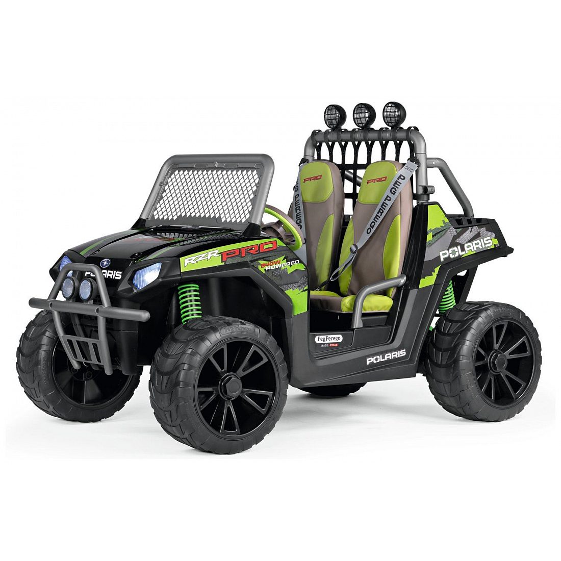 24V Polaris RZR PRO Green Shadow 840W - avto na akumulator