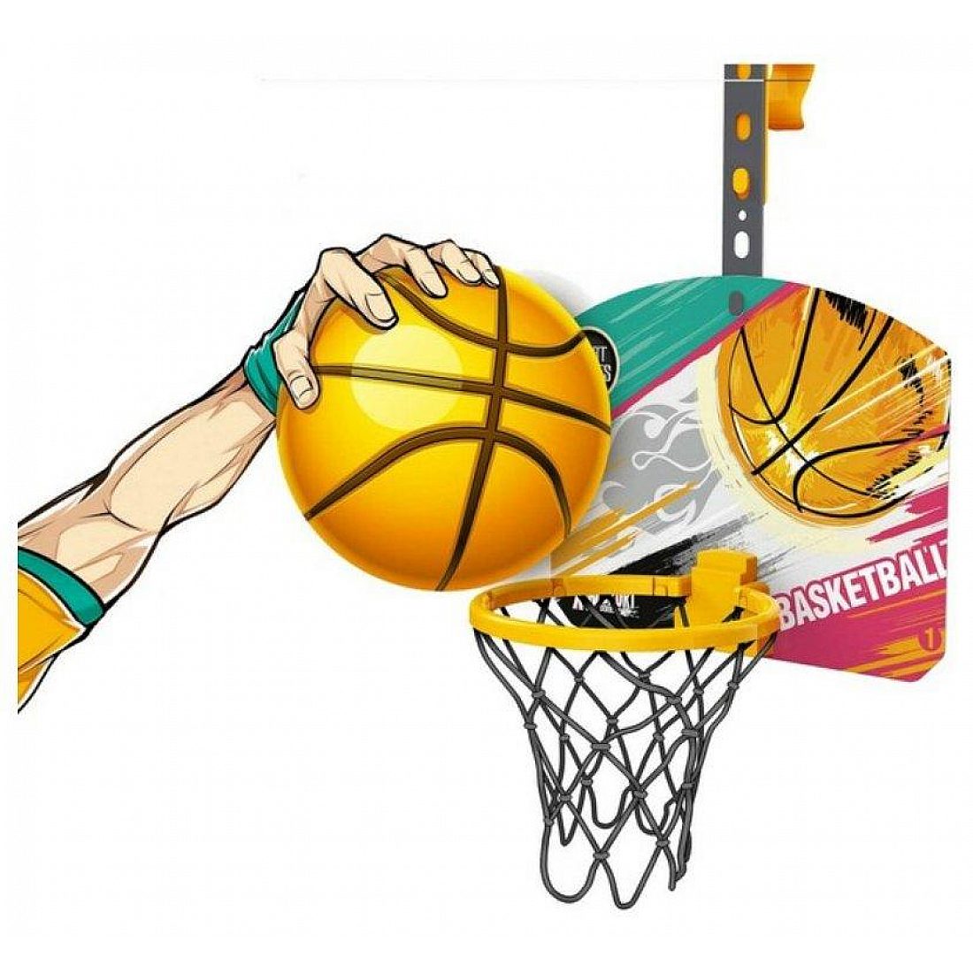 Mini plastični košarkaški koš 9504